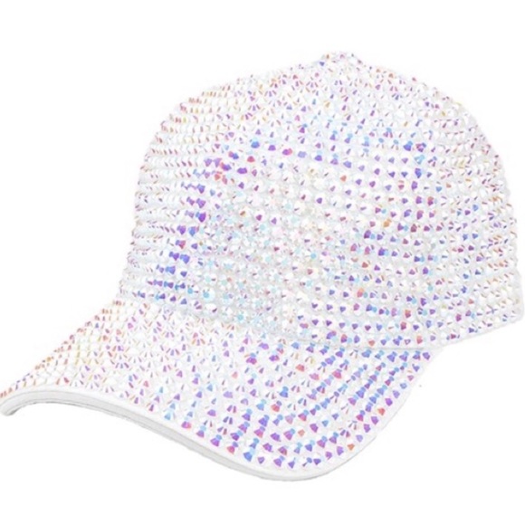 lovenushuz | Accessories | Rhinestone Sparkly Embellish Baseball ...